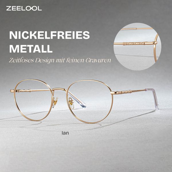 Ian Gold Rund Brille