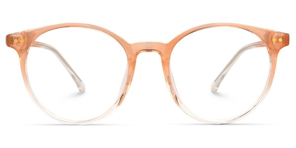 Kiora Orange Klar Rund Brille