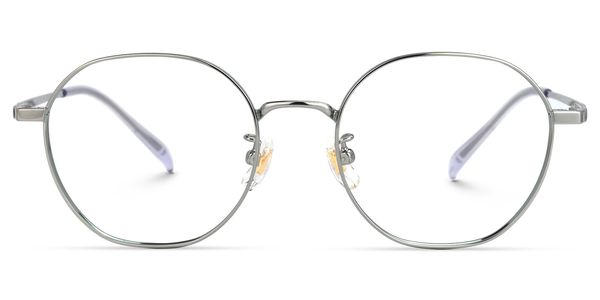 Nolene Silber Rund Brille